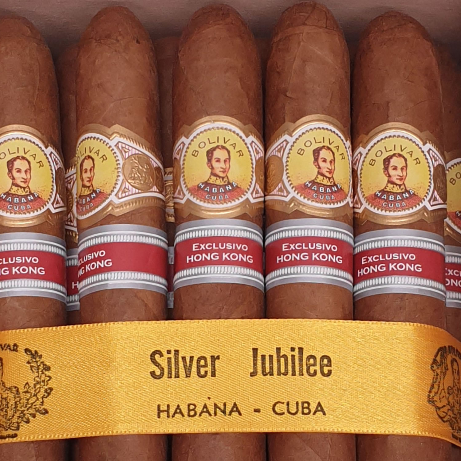 Lot 217 - Bolivar Silver Jubilee - Regional Edition Cigars - Uk Based ...